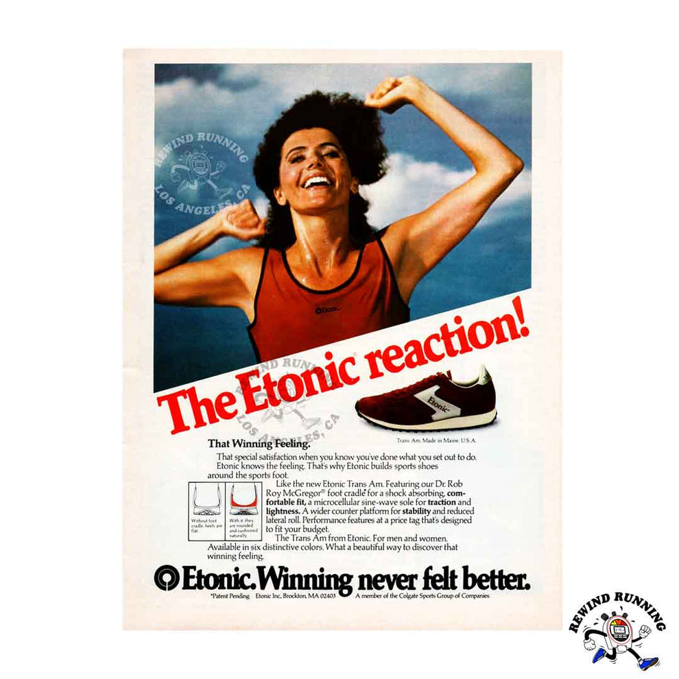 Etonic Trans Am Women's 1981 Vintage Running Shoes 80s Sneakers Print ...