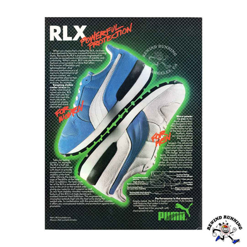 Puma RLX 1983 Vintage Sneaker Running Shoes Print Ad – Rewind Running™