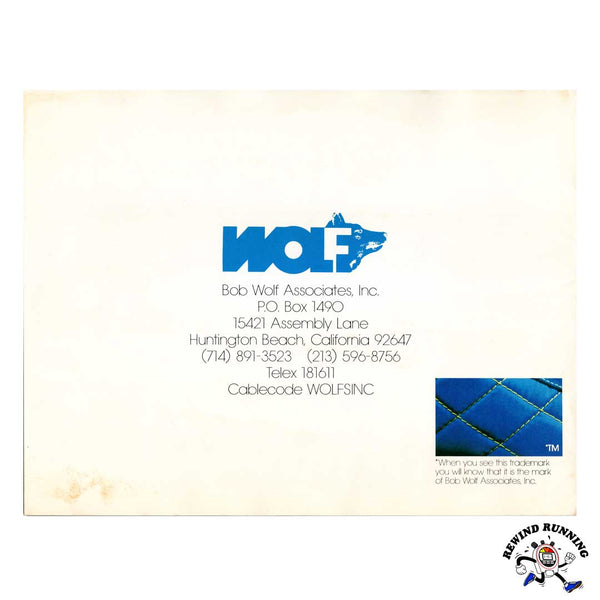 Bob Wolf 1979/80 Vintage Brand Sneaker Catalog – Rewind Running™