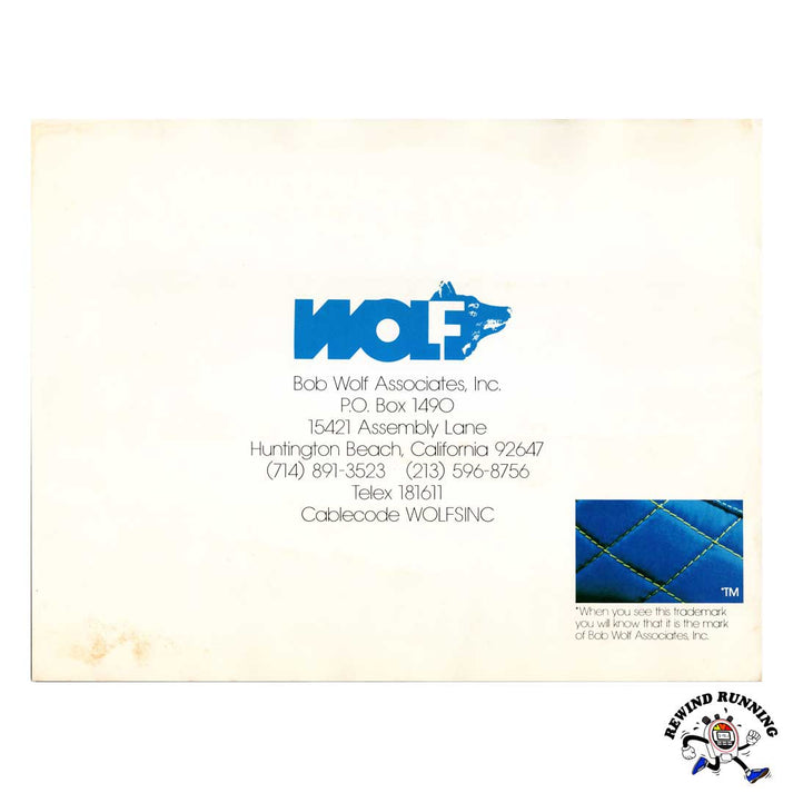 Bob Wolf 1979/80 Vintage Brand Sneaker Catalog – Rewind Running™